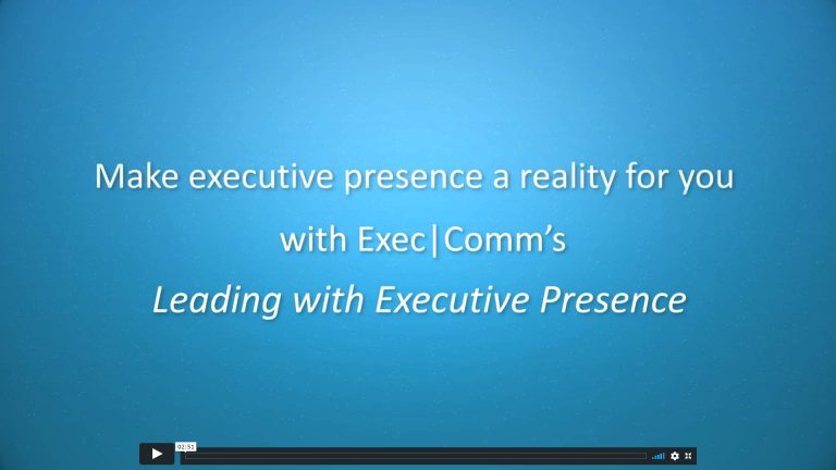 Training For Groups - Exec-Comm